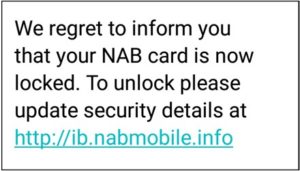 NAB Fraud email - Cyber Insurance Australia